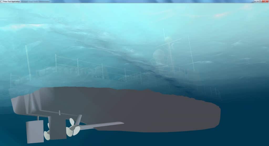 Simulated Water Refraction using Transparency - Sundog Software